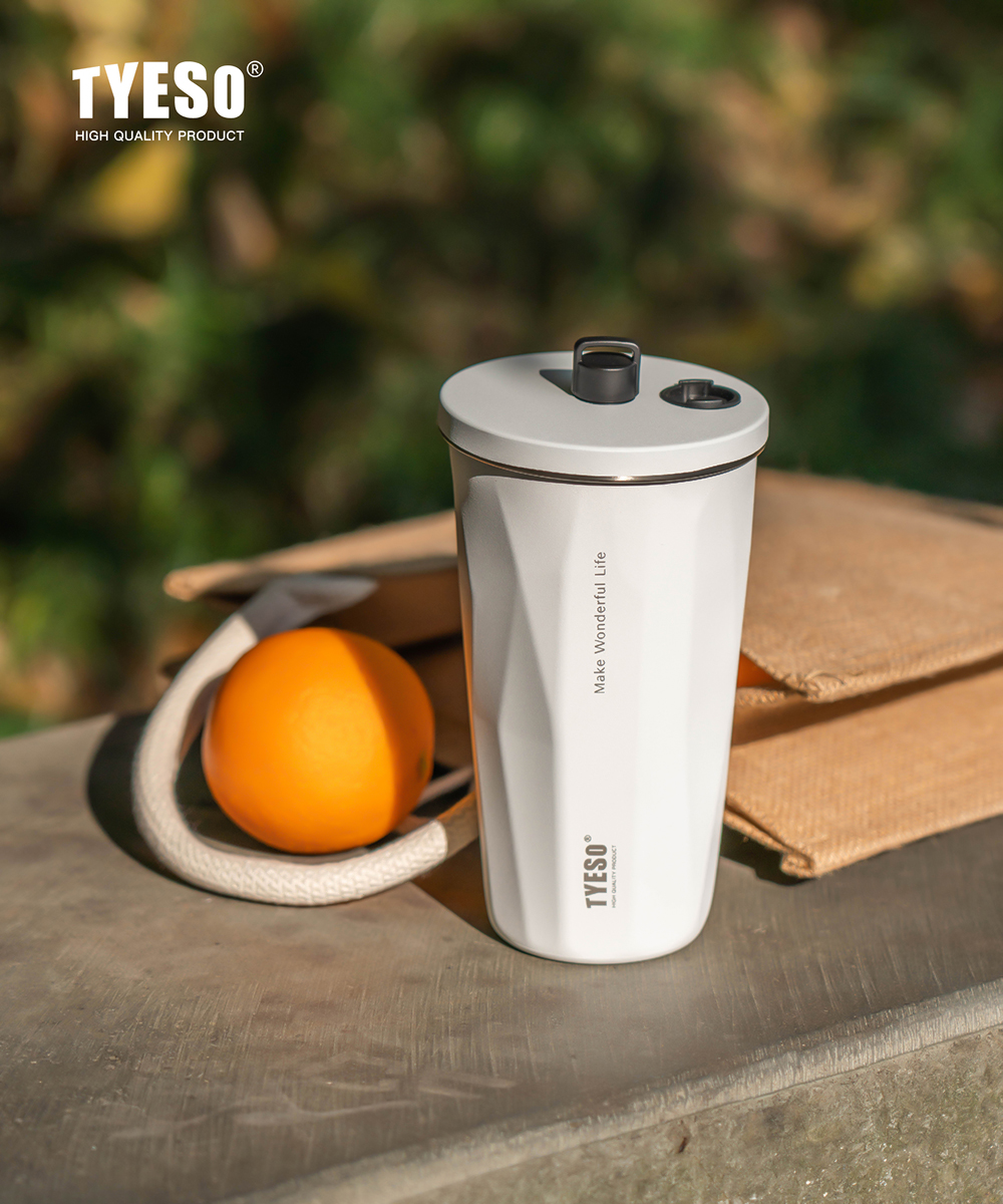 TYESO® Vacuum Insulated Tumbler Coffee cup coffee mug Keep Cold And Hot ...