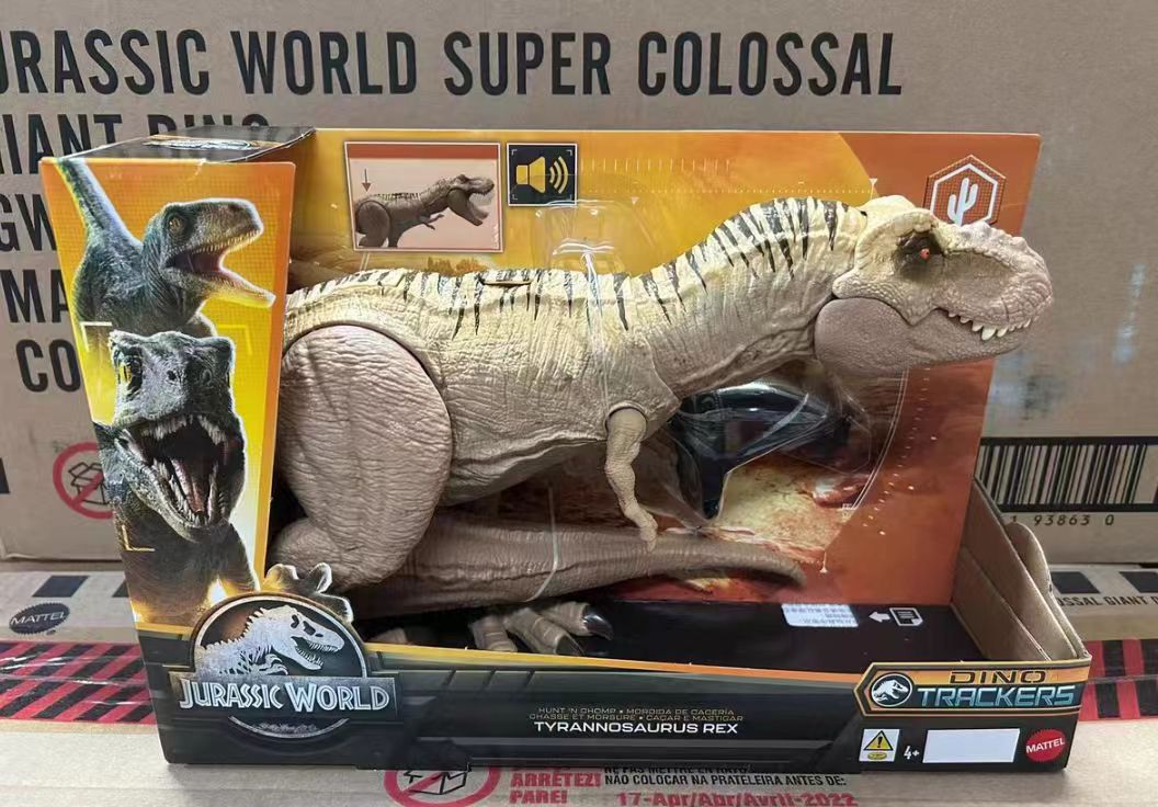 Jurassic World Tyrannosaurus T Rex Dinosaur Toy with Sound, Hunt Chomp ...