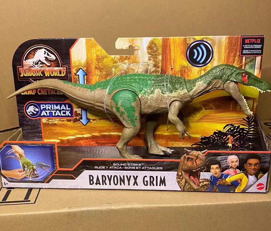 Jurassic World Toys Baryonyx Grim Sound Strike Dinosaur Action Figure ...