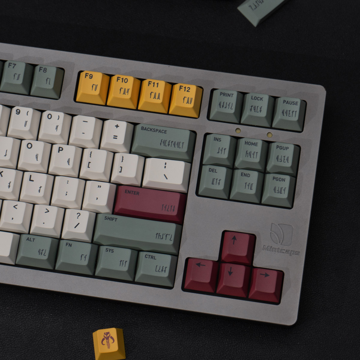 -LW- GMK Star Wars Boba Fett Keycaps PBT CHERRY Profile Mechanical ...