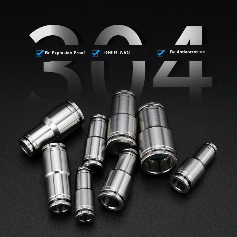 Stainless Steel 304 PY/PE/PV/PM Pneumatic Air Pipe Connector Tube ...