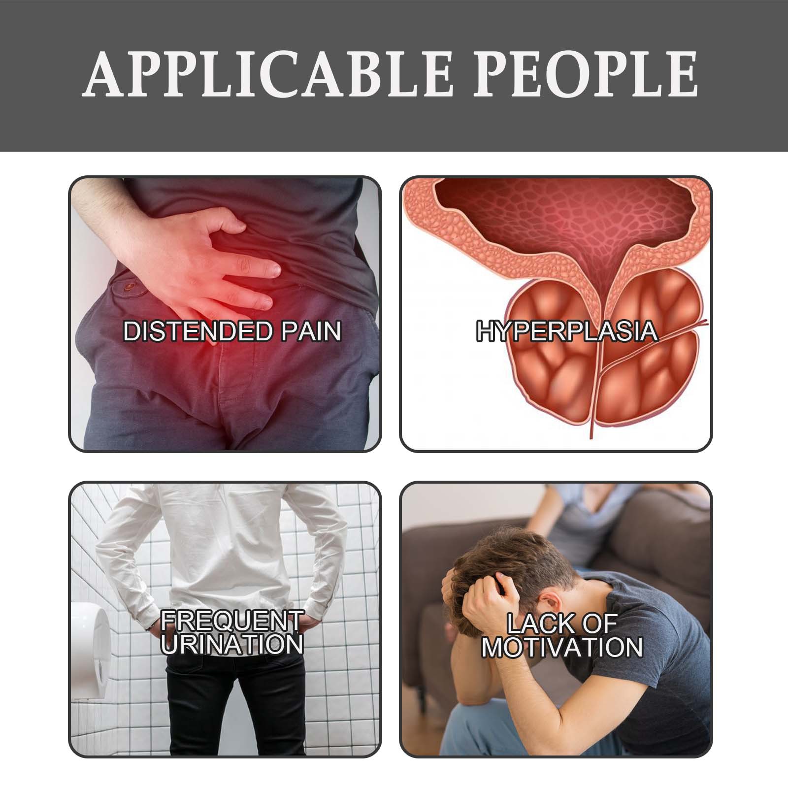 South Moon 30pcs Herbal Prostate Patch Prostatic Patches for Men Health ...