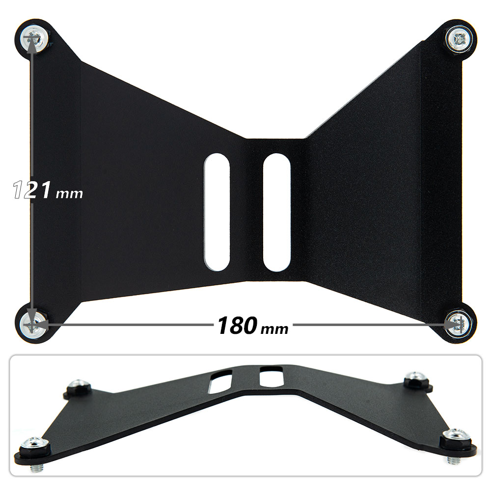 Racing ALUMINUM Front License Plate Holder Relocation Kit for Subaru ...