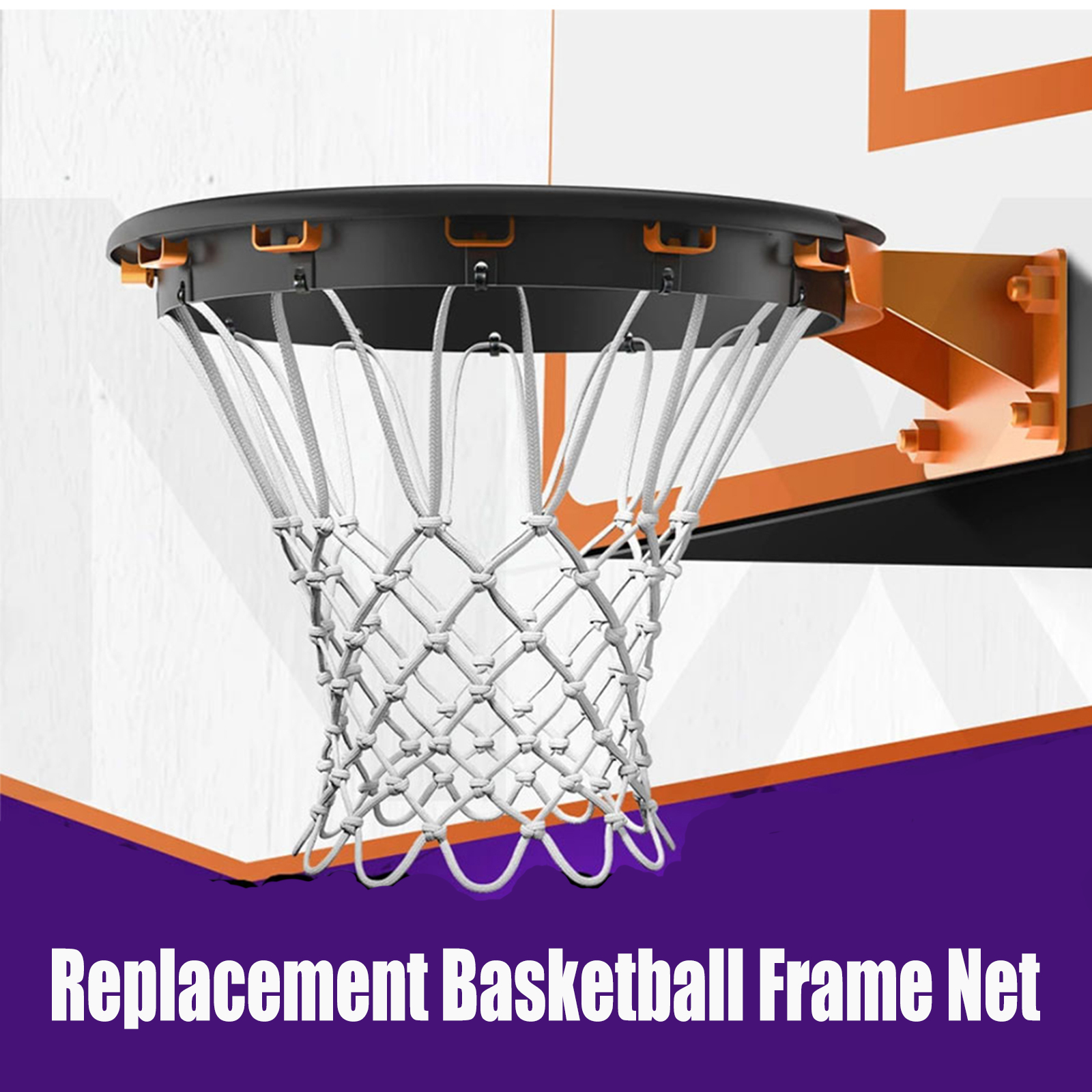 Detachable Basketball Net Replacement Blacknet Outdoor Indoor Portable ...
