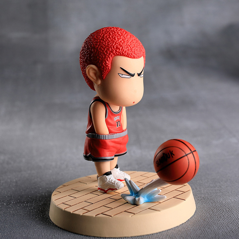 4 Style Anime Slam Dunk Figure Sakuragi Hanamichi Rukawa Kaede Haruko ...