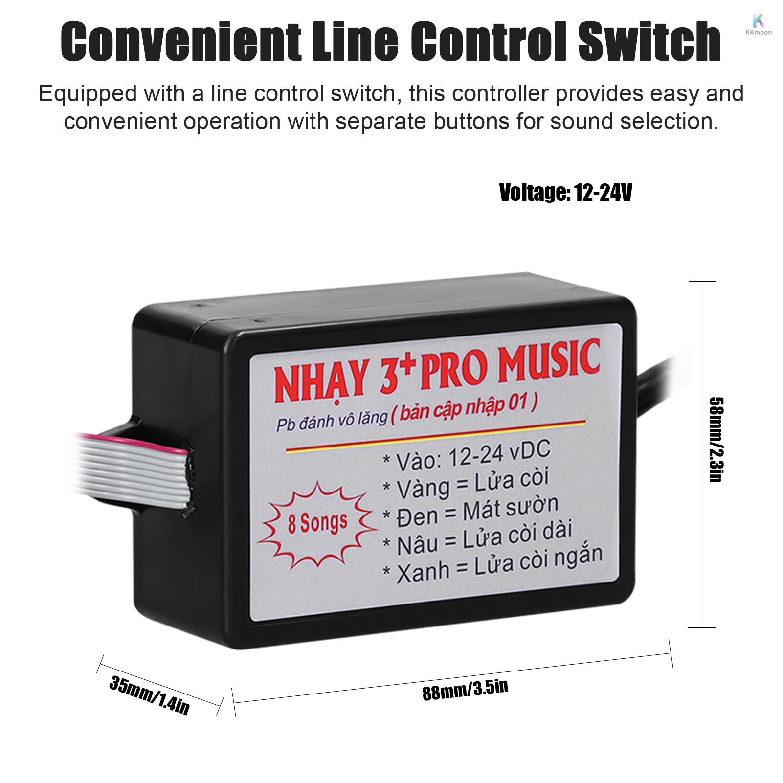 [Super Sale] Car Horn Controller Electric Horn Speaker Sound Control ...