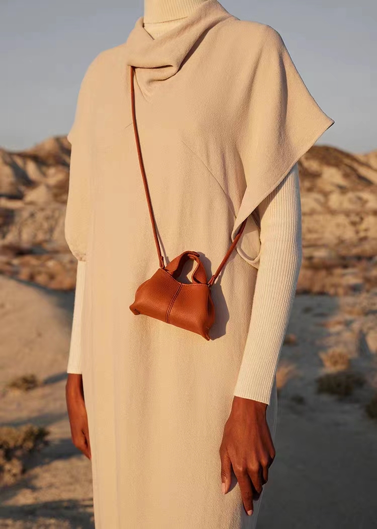 French Minority Design Polene Mini Bag Open Diagonal Bag Mobile Phone ...