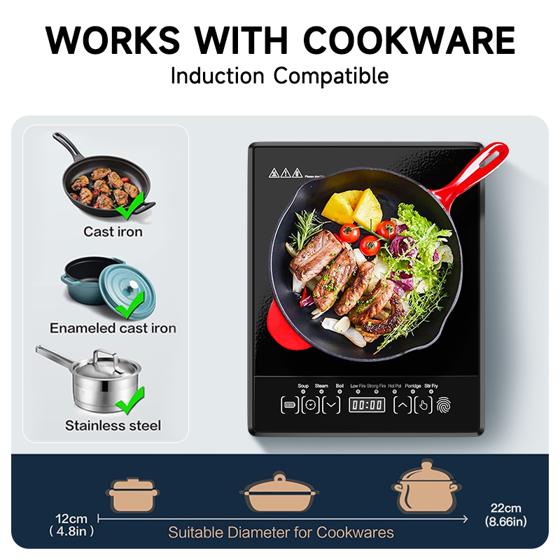 Yowxii Smart Powerful Induction Cooker Multifunctional Rapid Heating ...