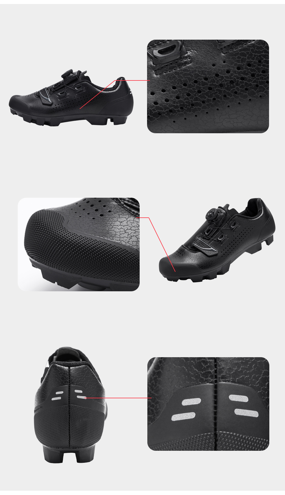 Santic Cycling MTB Shoes Men SPD Compatible Professional Breathable ...