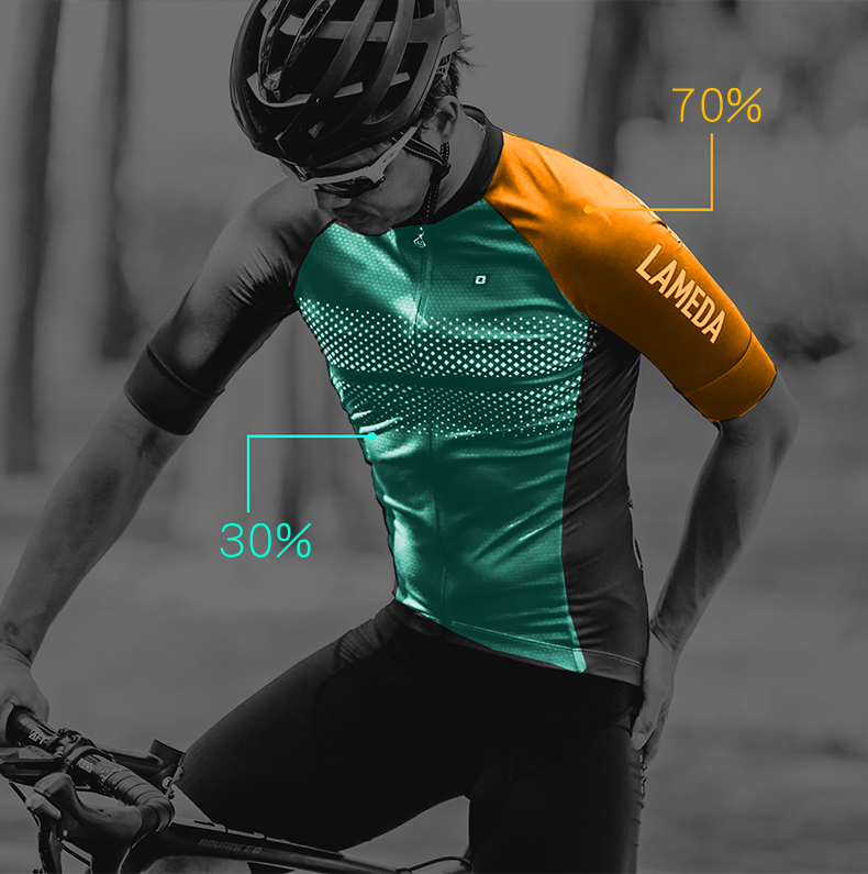 LAMEDA Cycling Jersey Man Short Sleeve Summer Men's Bike Riding Shirts Bicycle Sportswear ...