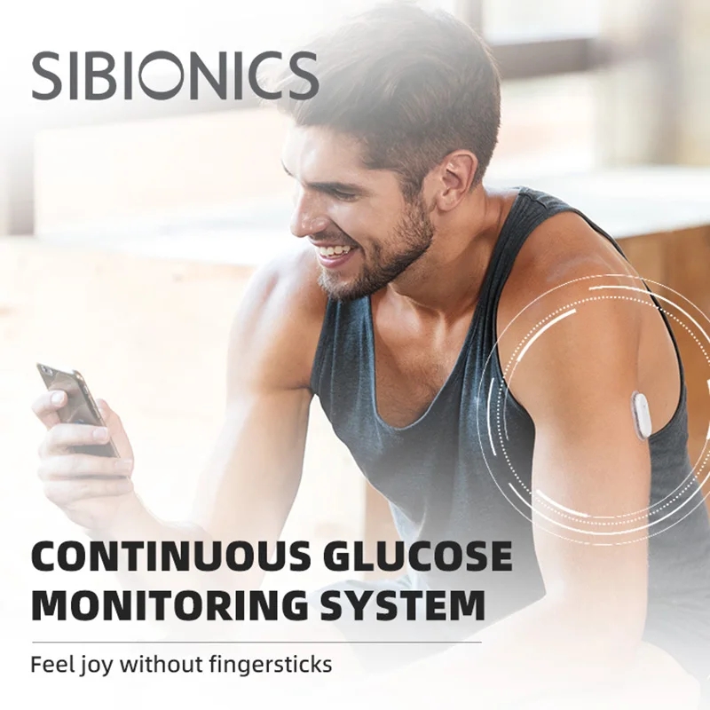 Sibionics Bluetooth Scan-free Remote Data Share CGMS Real-time Blood ...