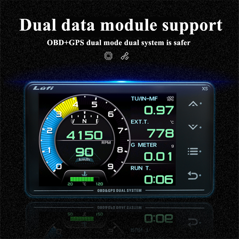 Lufi XS OBD OBD2 Digital METER THIRD LUFI Original Meter Gauge | Shopee ...