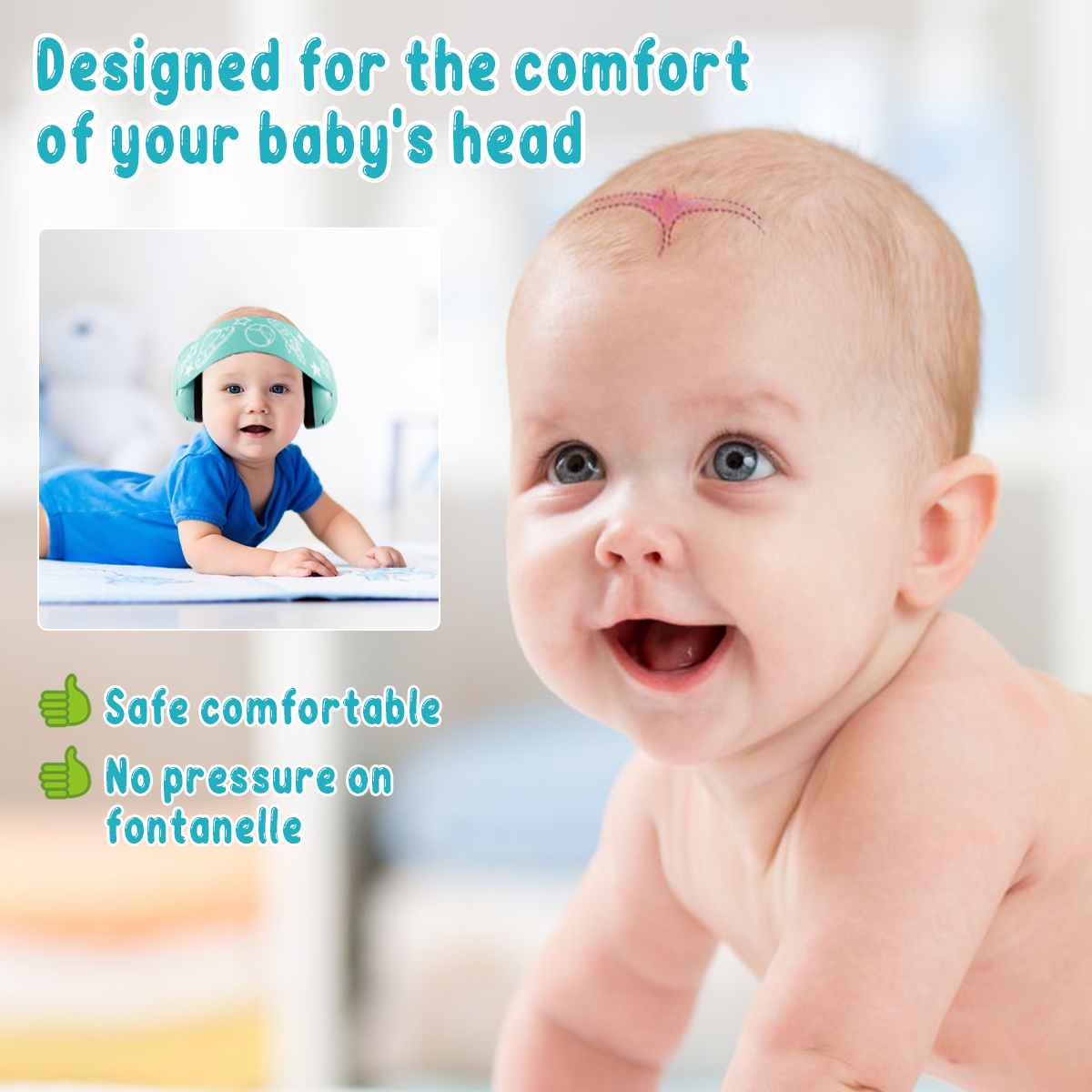 Earmuffs for Baby Safety Ear Protector Hearing Protection Noise ...