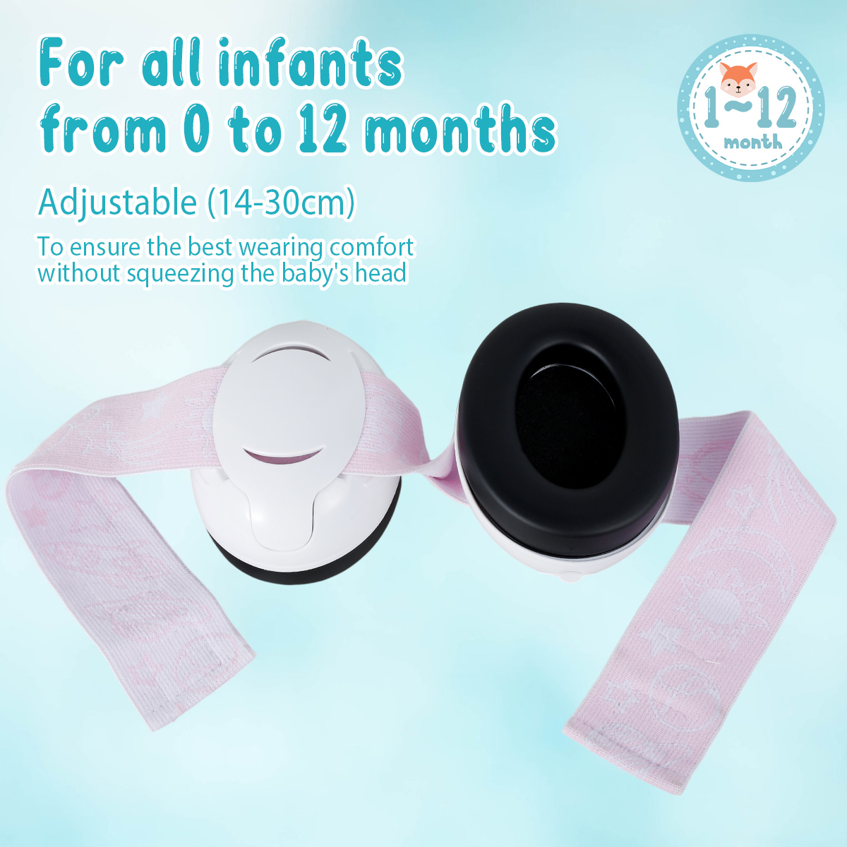 Earmuffs for Baby Safety Ear Protector Hearing Protection Noise ...