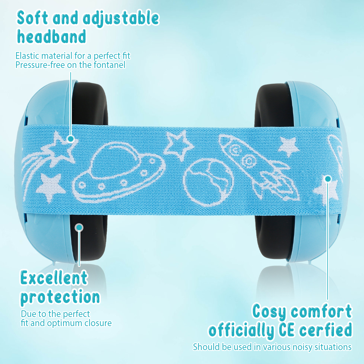 Earmuffs for Baby Safety Ear Protector Hearing Protection Noise ...