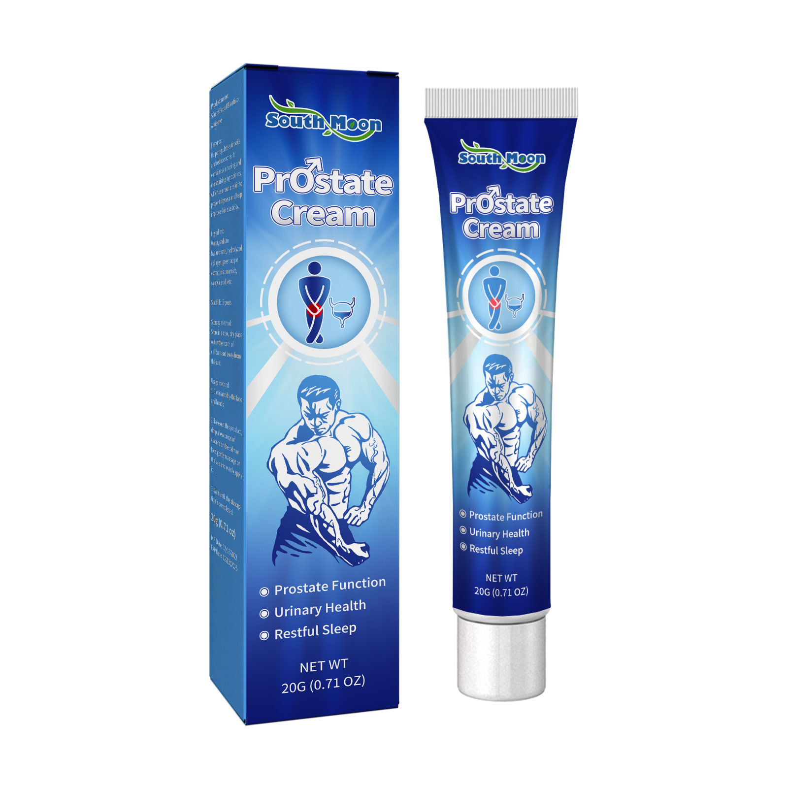 South Moon Prostate Cream 20g Relief Male Prostate Discomfort Ointment ...