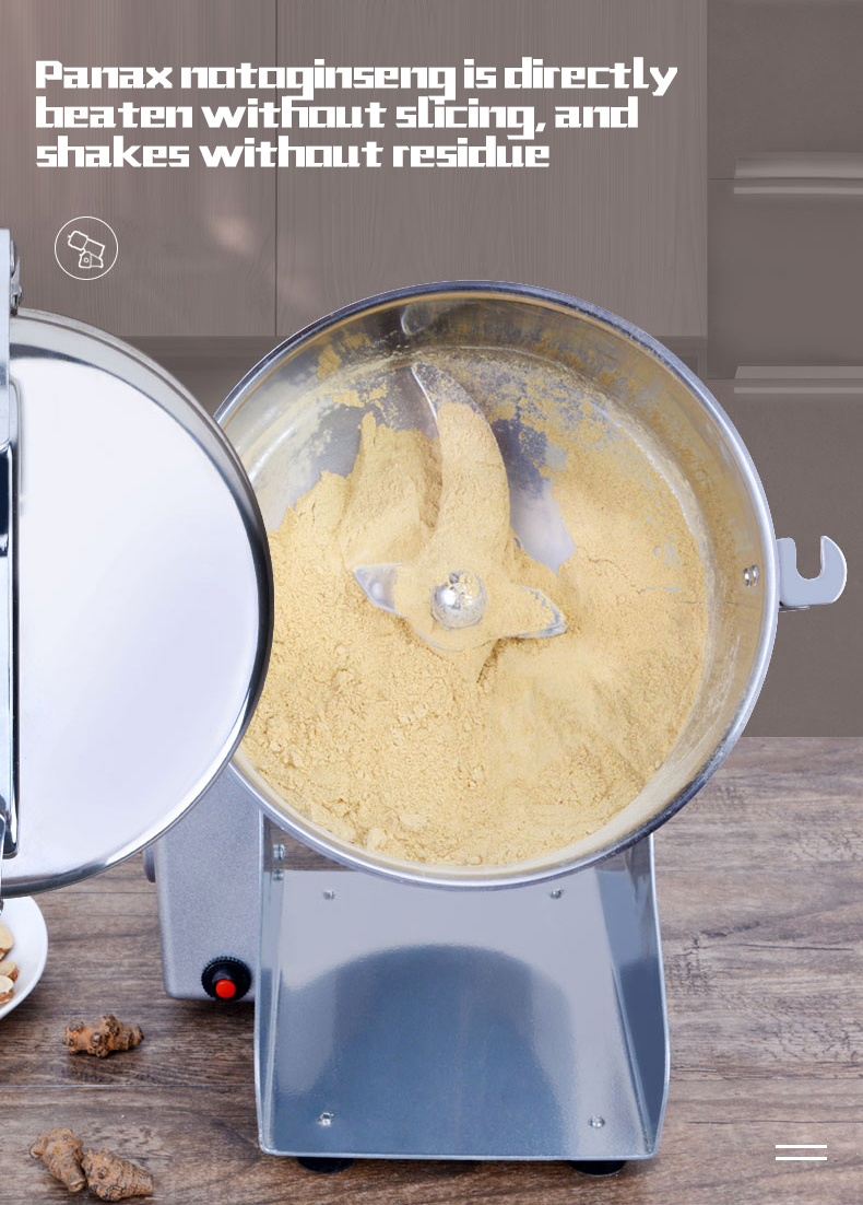 BOBI Electric Herb Grinder 800g stainless steel ultra-fine powder ...