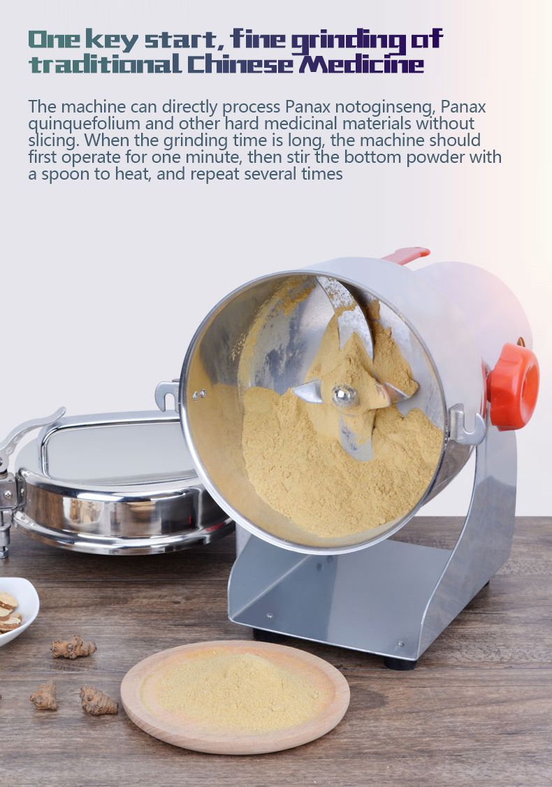 BOBI Electric Herb Grinder 800g stainless steel ultra-fine powder ...