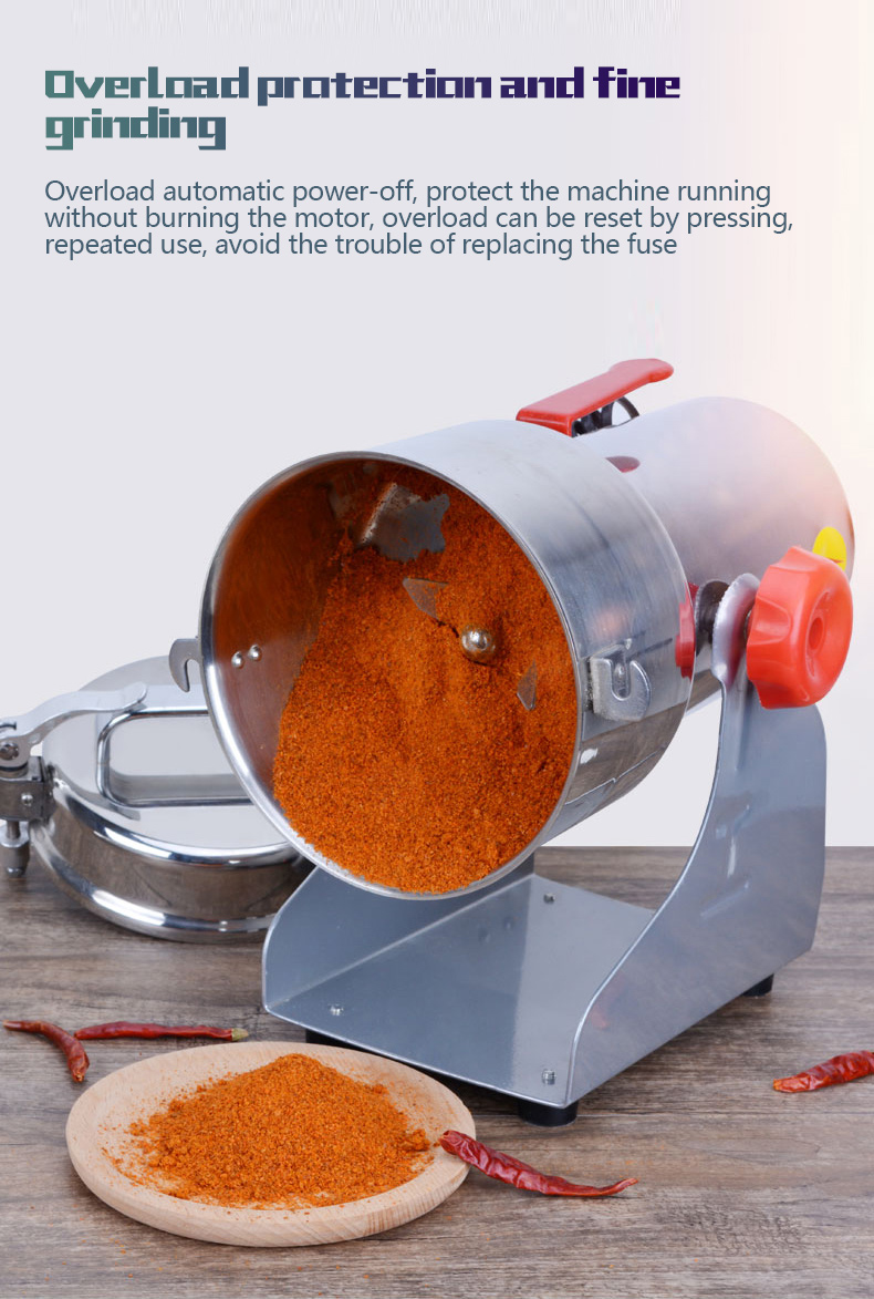 BOBI Electric Herb Grinder 800g stainless steel ultra-fine powder ...