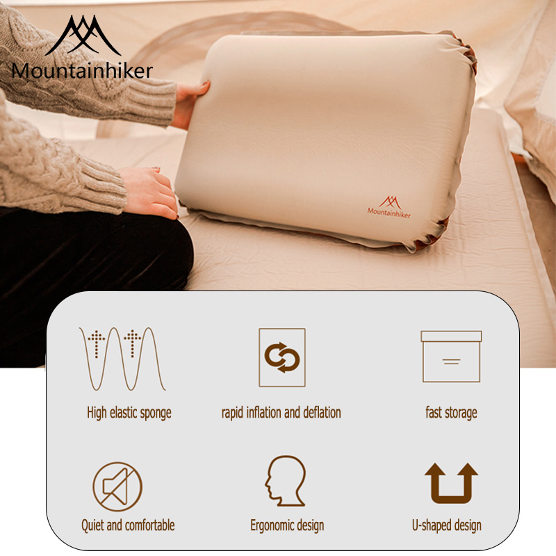 MOUNTAINHIKER Camping Outdoor Travel Portable Soft Self Inflatable ...