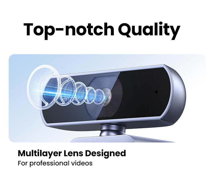 UGREEN Computer USB External Camera 1080P 30FPS 200W Pixels, Fixed ...