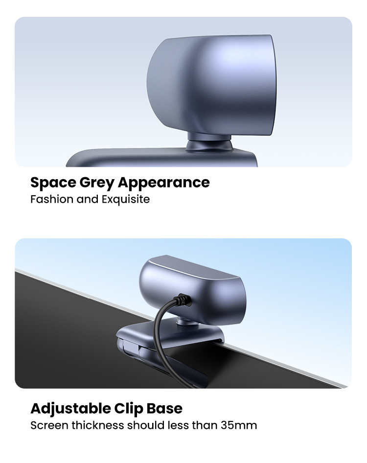 UGREEN Computer USB External Camera 1080P 30FPS 200W Pixels, Fixed ...