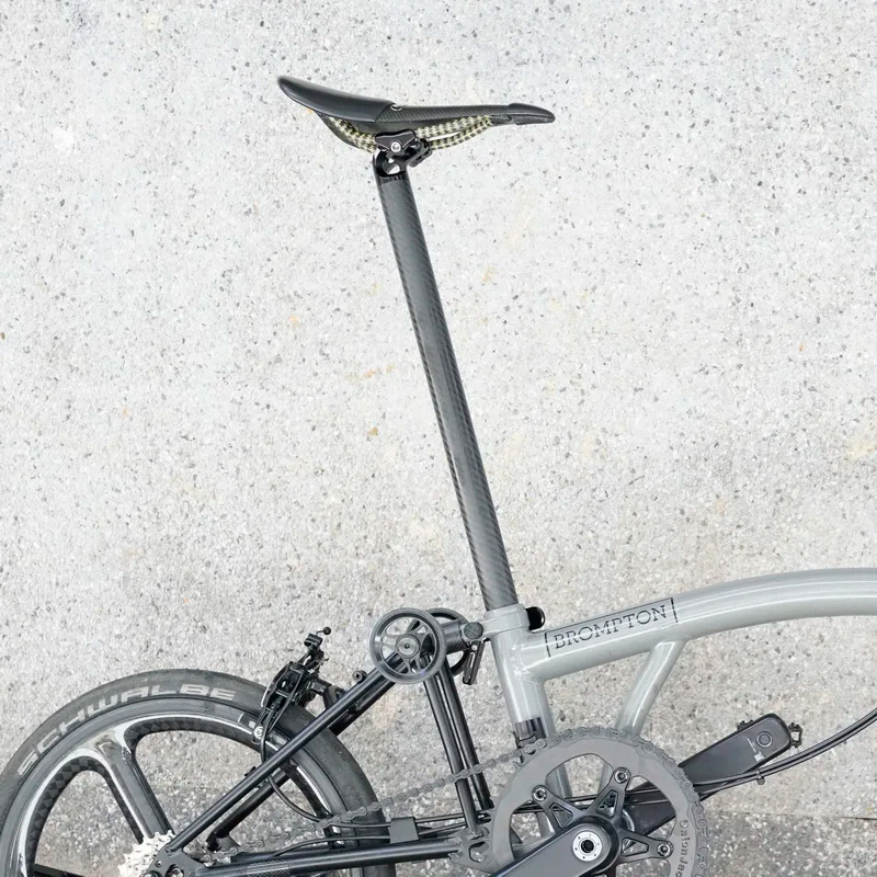 Union Jack Carbon Fiber Bike Seatpost Offset Titanium Seat Post 540mm 31.8mm Diameter For ...