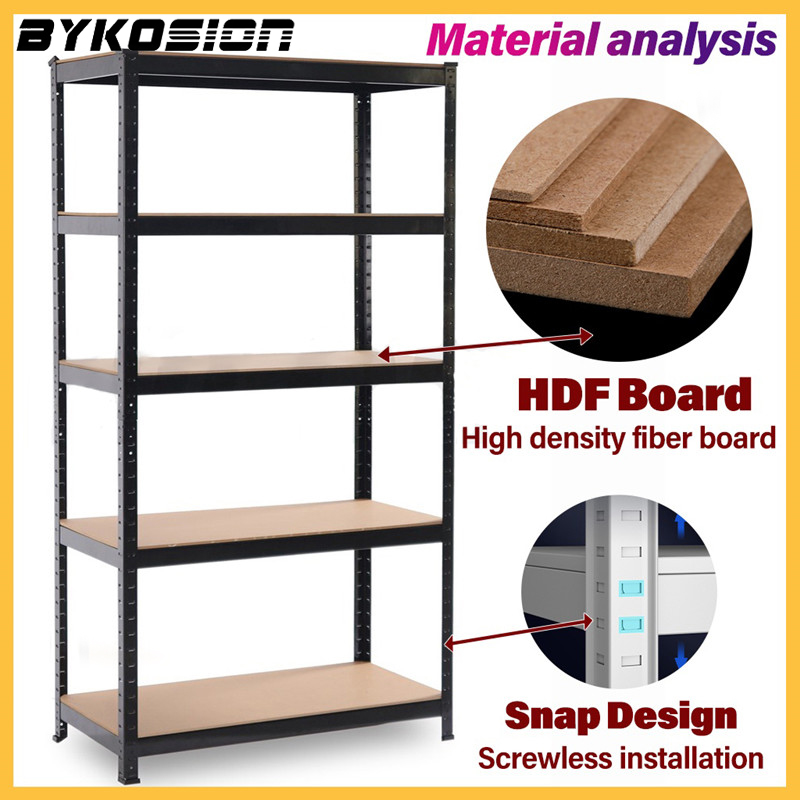 BYKOSION Steel Rack Boltless Rack Heavy Duty Stante Grocery Rack ...