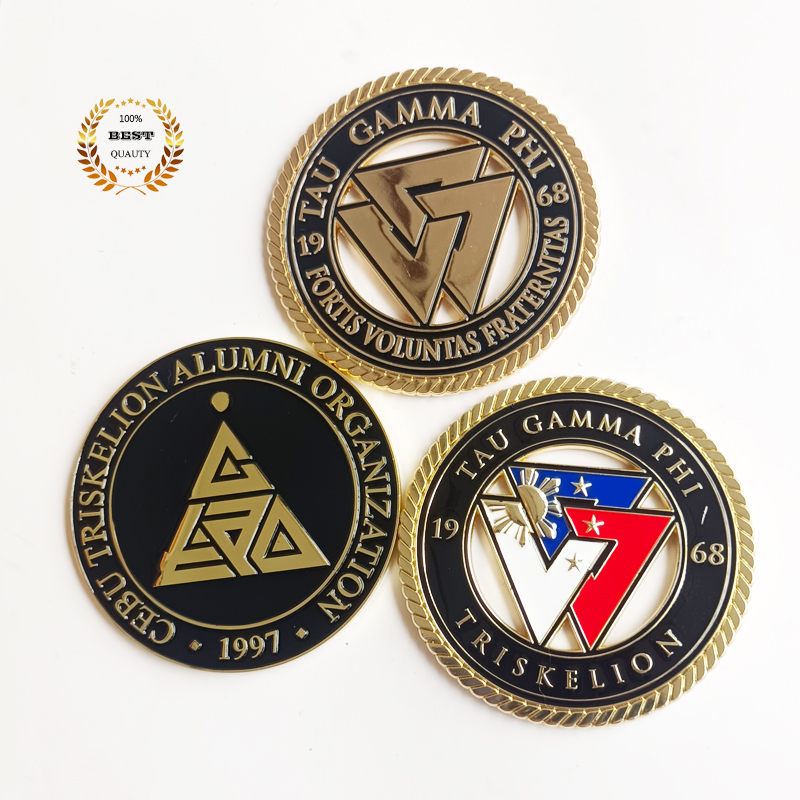 High Quality 3inch Full Solid CEBU TRISKELION ALUMNI ORGANIZATION Badge ...