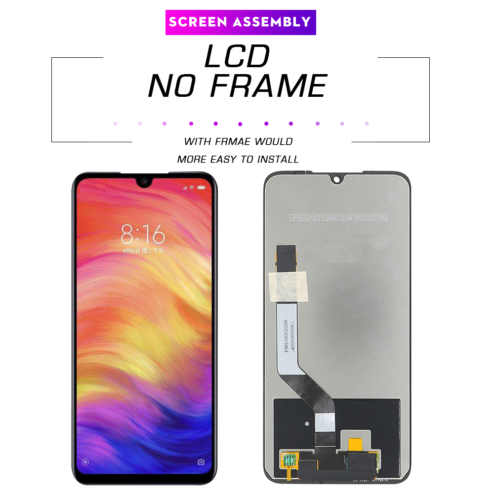 Screen For Xiaomi Redmi Note 7 / Note 7 Pro M1901F7G LCD Display Touch ...