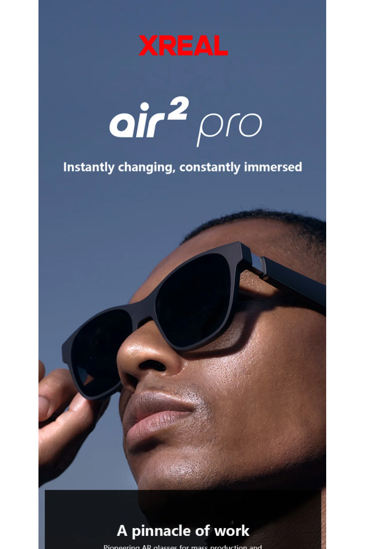 Xreal Air 2 Pro Smart AR Glasses SONY Silicon Base OLED Screen ...