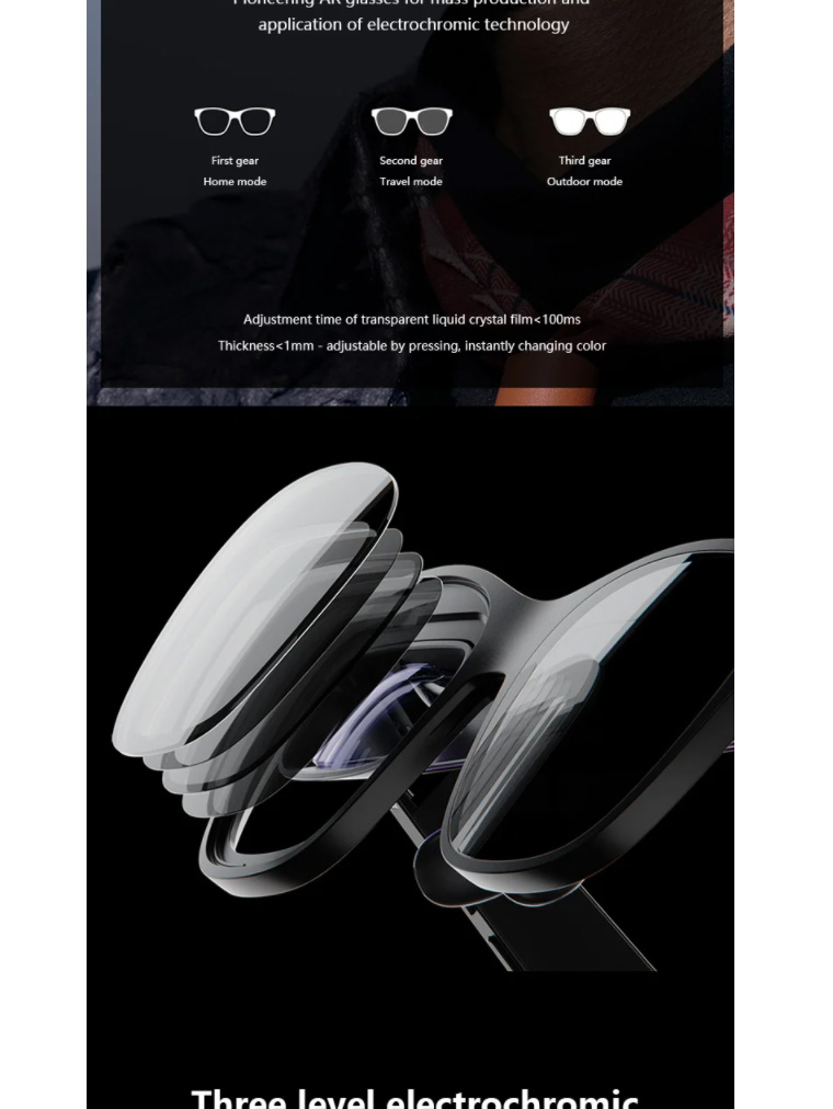 Xreal Air 2 Pro Smart AR Glasses SONY Silicon Base OLED Screen ...