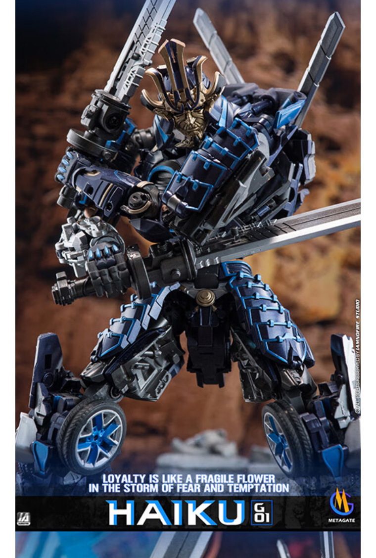 Transformers MetaGate G01 Haiku Drift Triple Changer Drift haiku zinc ...