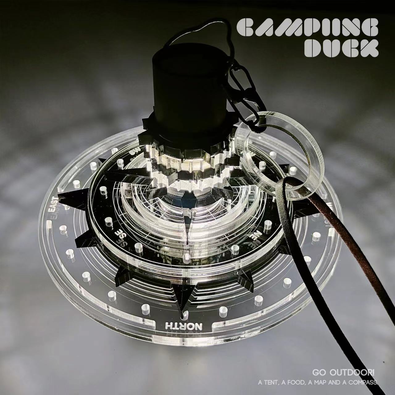 Skyfire SKYFIRE Camping Stick Light Creative Unique Lamp Holder COMPASS ...