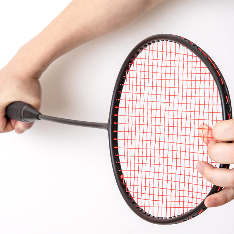 Badminton Racket 20-24 lbs Carbon Firber Single Solo Training | Shopee ...