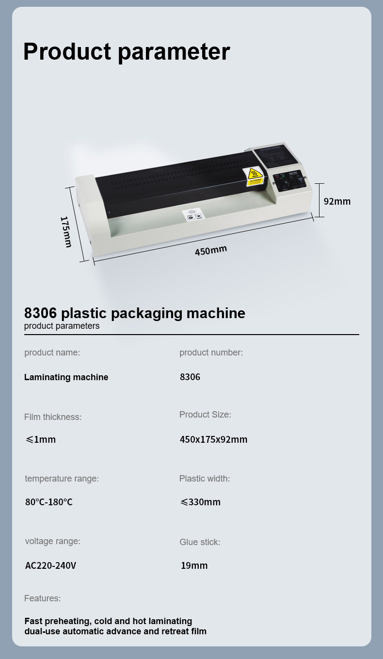 Laminating Machine A3/A4 (Hot/Cold/Reverse) Heavy Duty Laminator ...