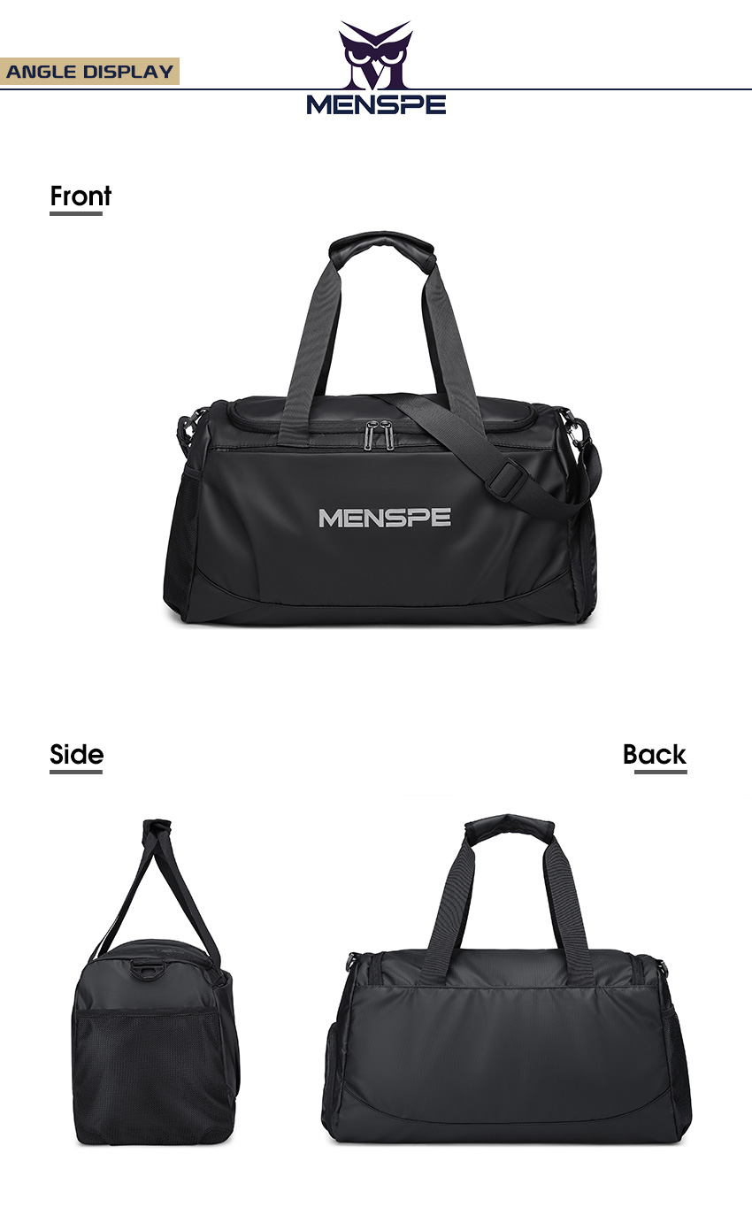 MENSPE Tote Bags Travel Bag Luggage Bag Fitness Bag Dry and Wet ...