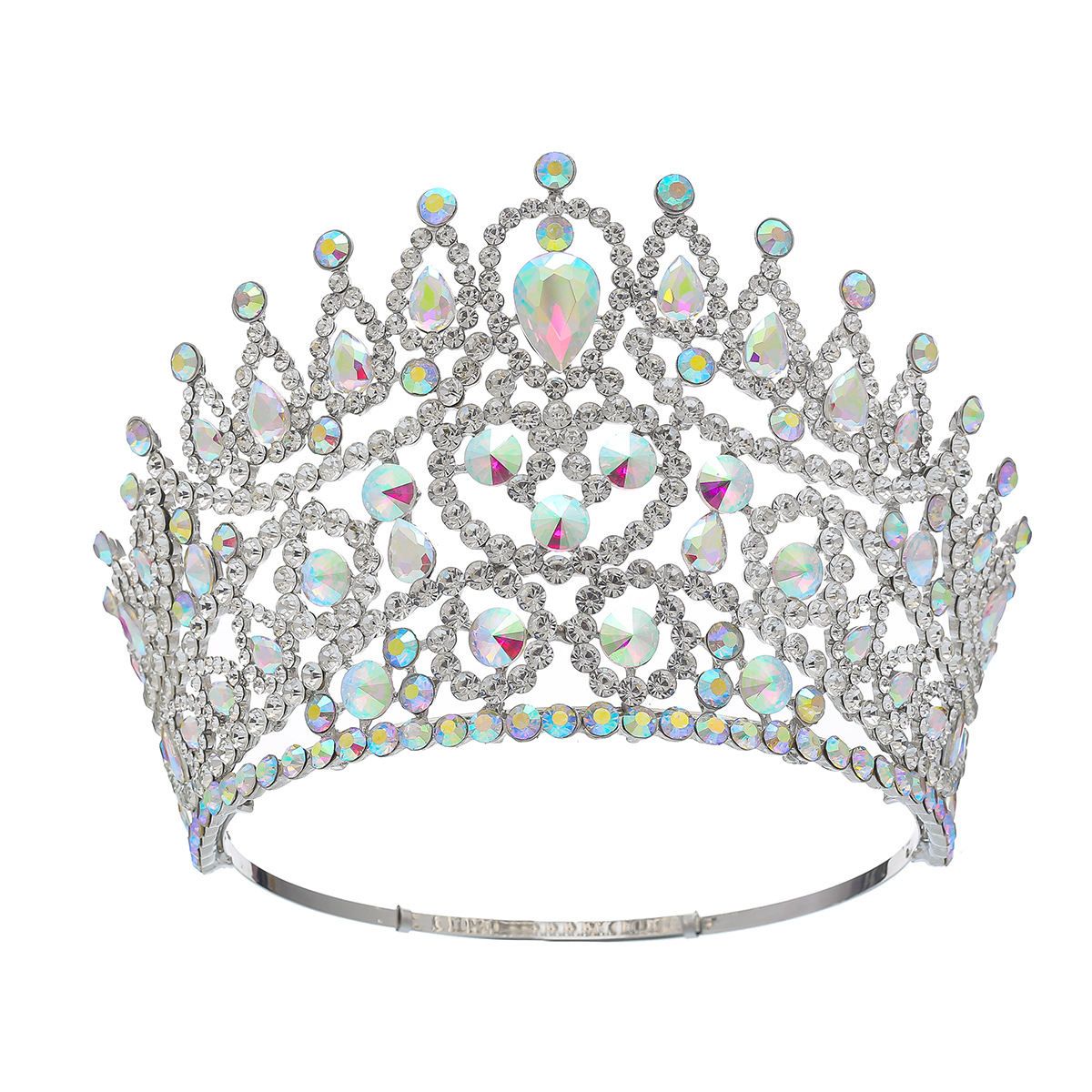 Levery Beauty Pageant Crown Rhinestone Pageant Tall Crowns Crystal ...