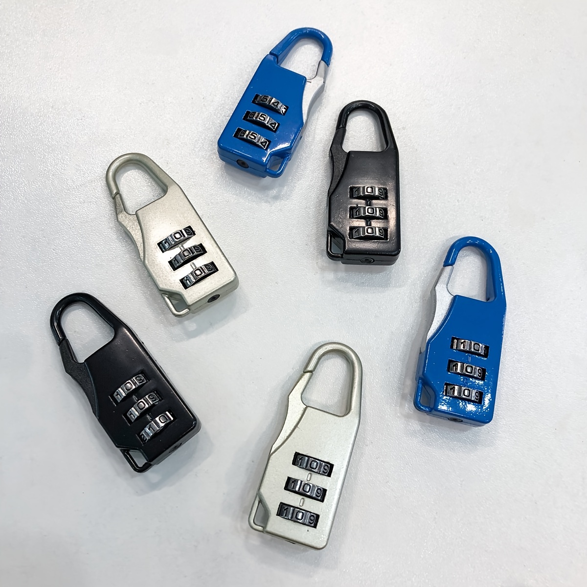 1pc Travel Luggage Combination Lock Zipper Bag Mini Small Lock Alloy ...