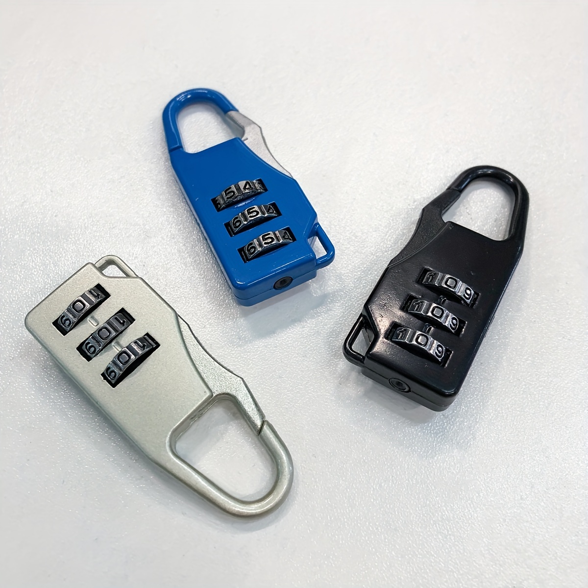 1pc Travel Luggage Combination Lock Zipper Bag Mini Small Lock Alloy ...