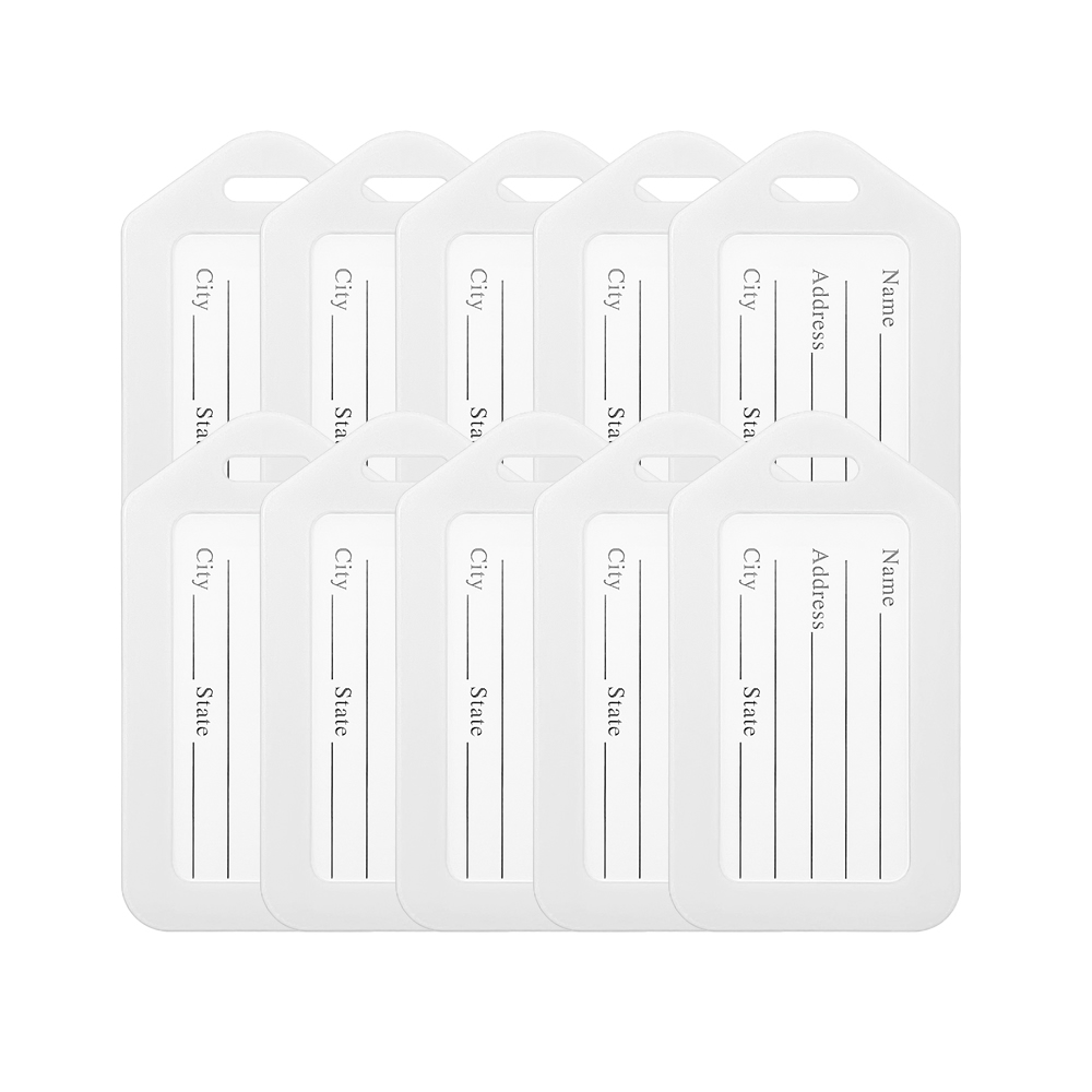 10pcs Luggage Tag Sign Tag Travel Airplane Suitcase Tag Listing ...