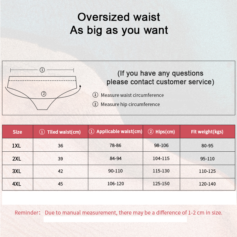 AMVI Panty Plus Size for Women Cotton Panties Ladies Sport Briefs Underpants Soft Menstrual ...