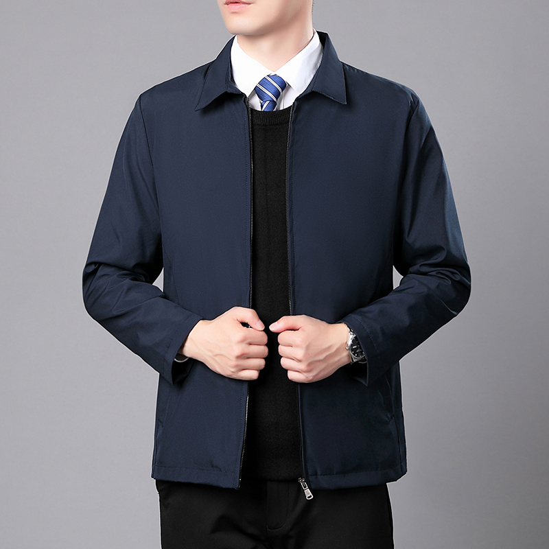 Casual Plain Bomber Jacket Office Jacket Executive Business Jacket M ...