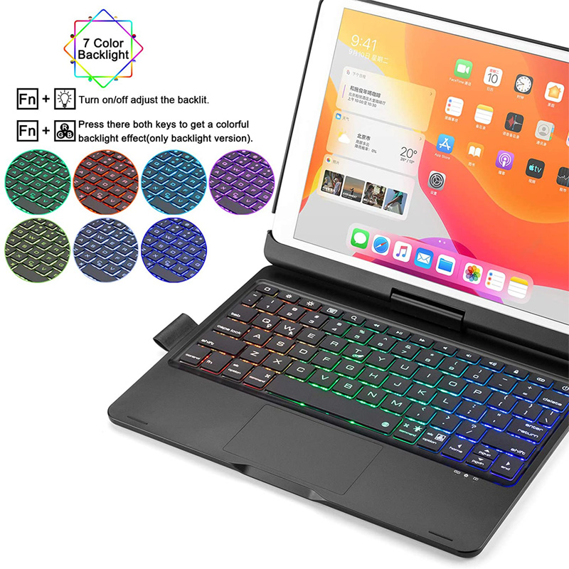 Touchpad Keyboard Case For iPad 7th 8th 9th gen 10th 11th generation 11 ...