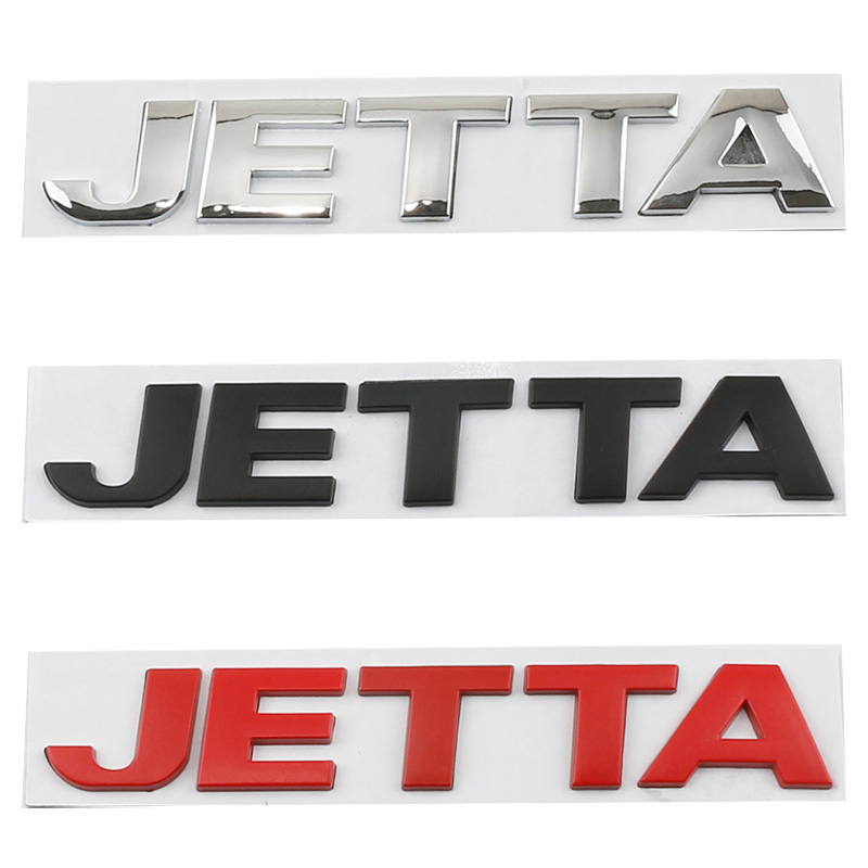 【JETTA】New 3D metal Jetta LOGO VA3 VS5 VS7 Rear Trunk Emblem Badge ...