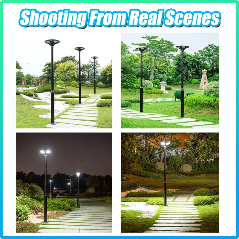 Solar street light UFO solar light outdoor waterproof IP67 soalr garden light solar lamp with ...