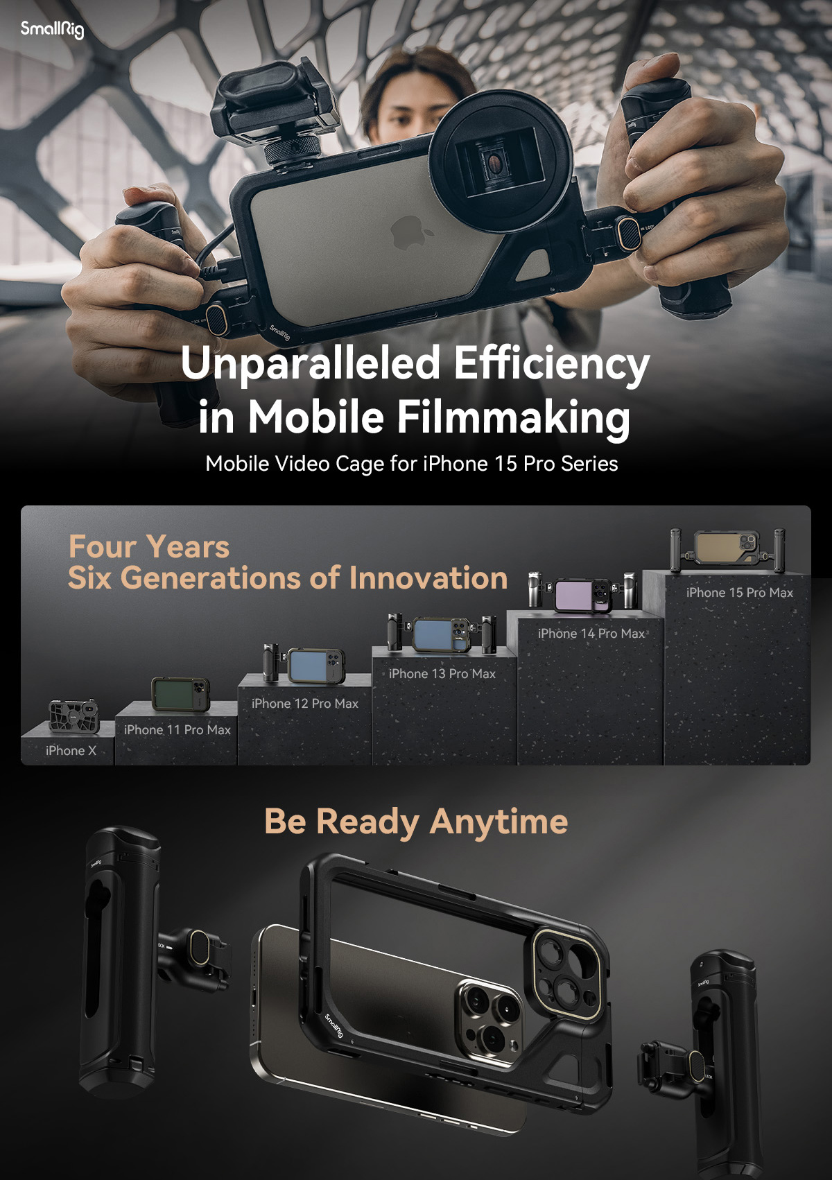 SmallRig Mobile Video Solutions for iPhone 15 Pro /15 Pro Max ...