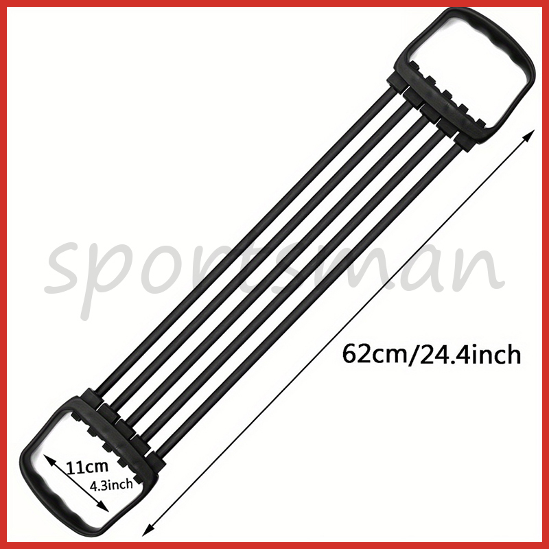 Full Body Workout Set-Chest Expander With 5 Removable Resistance Bands ...