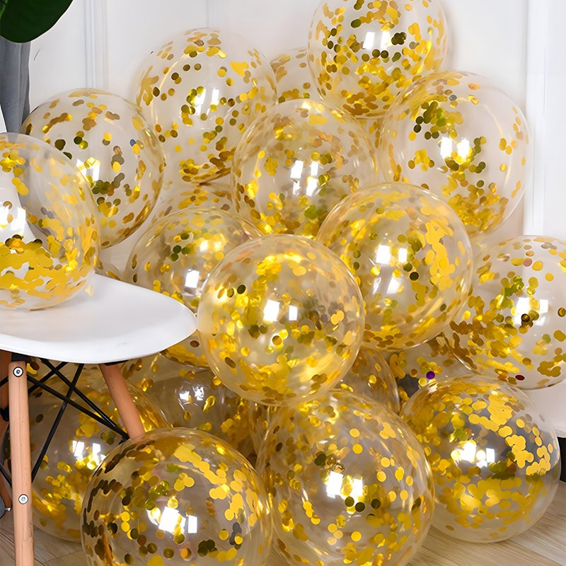 36pcs Solid Color Balloons Latex Balloons Confetti Balloon Party ...