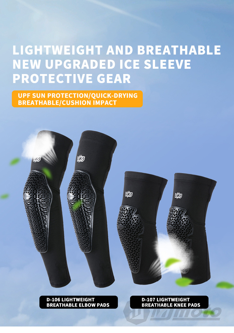 VND Motorcycle Ice Sleeve Summer Elbow Knee Sleeve Set Motorcycle ...